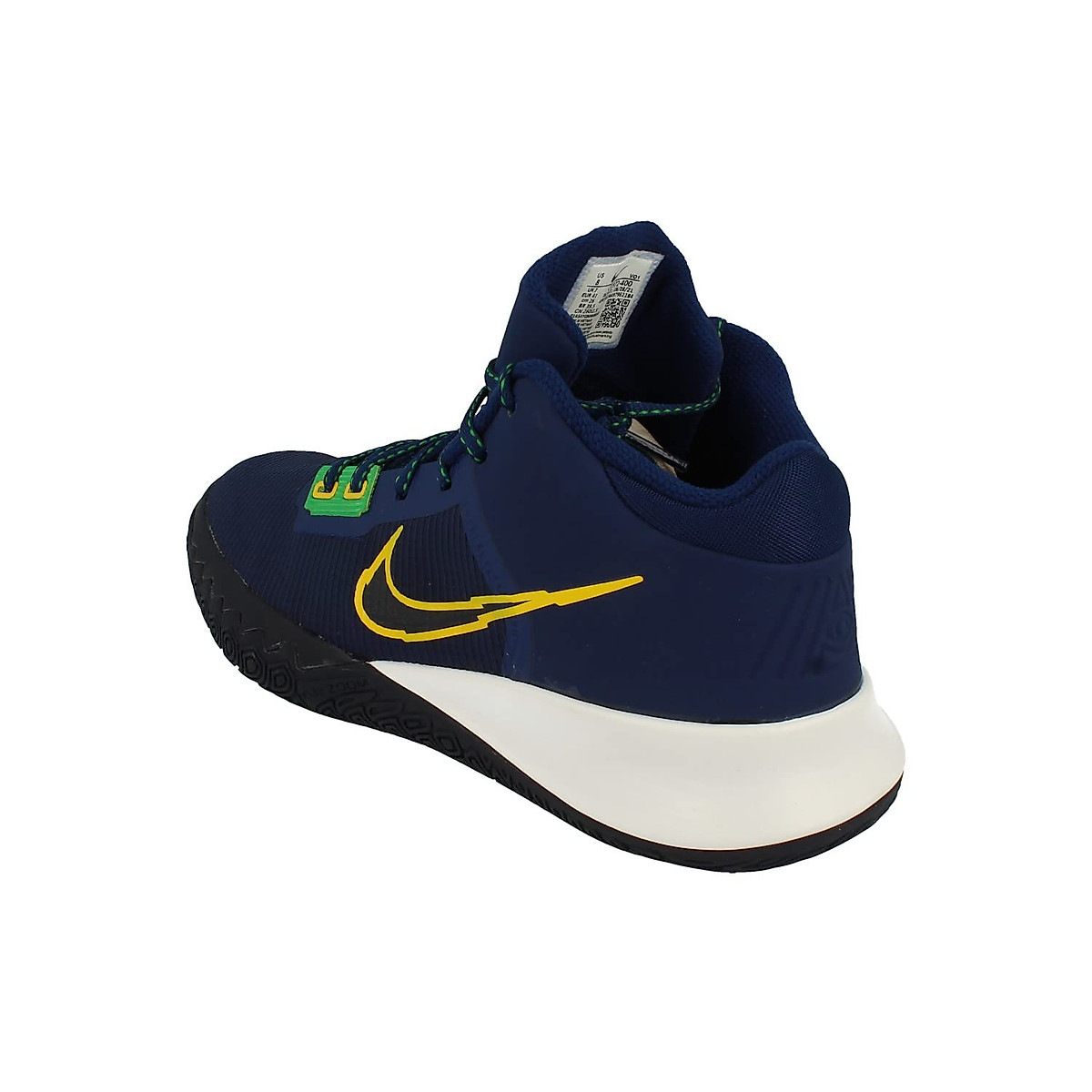 Nike Men's Kyrie Flytrap IV Basketball Shoe, Blue Void/Speed Yellow, 9.5 US