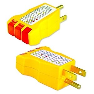 Shop-Tek/C-H Electrical Receptacle Wall Plug AC Outlet Ground Tester, CZCARTA
