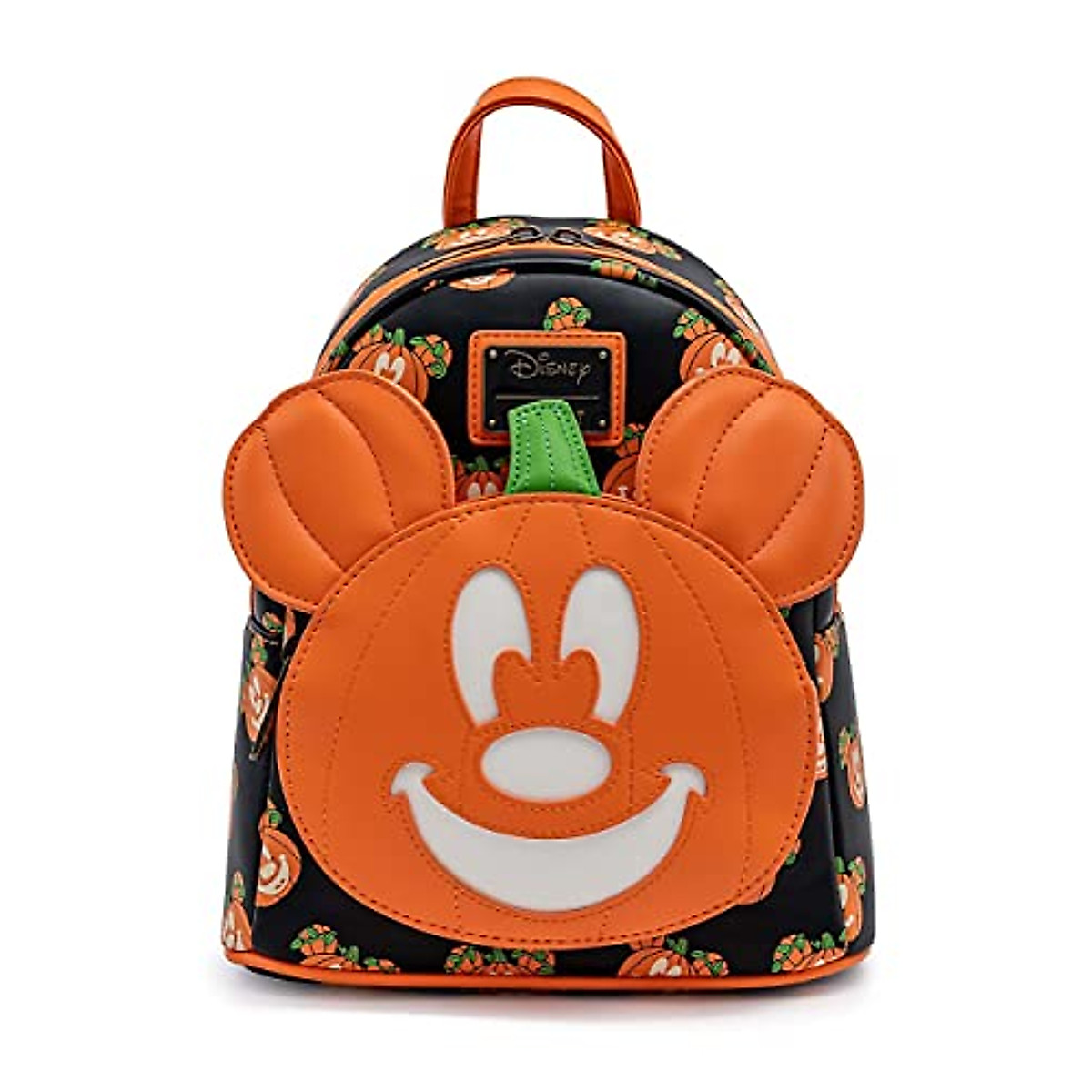 Loungefly Disney Mickey-O-Lantern Womens Double Strap Shoulder Bag Purse