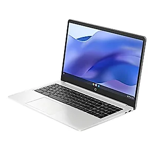 HP Chromebook 15.6 inch, Intel Pentium Silver N6000 Processor, Intel UHD Graphics, 4 GB Memory RAM, SSD, (Mineral Silver with a Matte Finish, 15a-na0030nr)