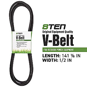 8TEN Deck Belt for John Deere L120 L130 145 D140 LA145 LA130 D150 D160 LA165 LA155 X165 48-inch GX21833 GX20571