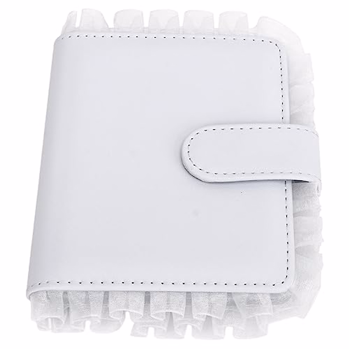 Camera Picture Album, High Transparency 64 Pockets Light Buckle Design Mini Film Photo Album for Display (White)