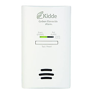 Kidde Carbon Monoxide Detector, AC Plug-In with Battery Backup, CO Alarm with Replacement Alert