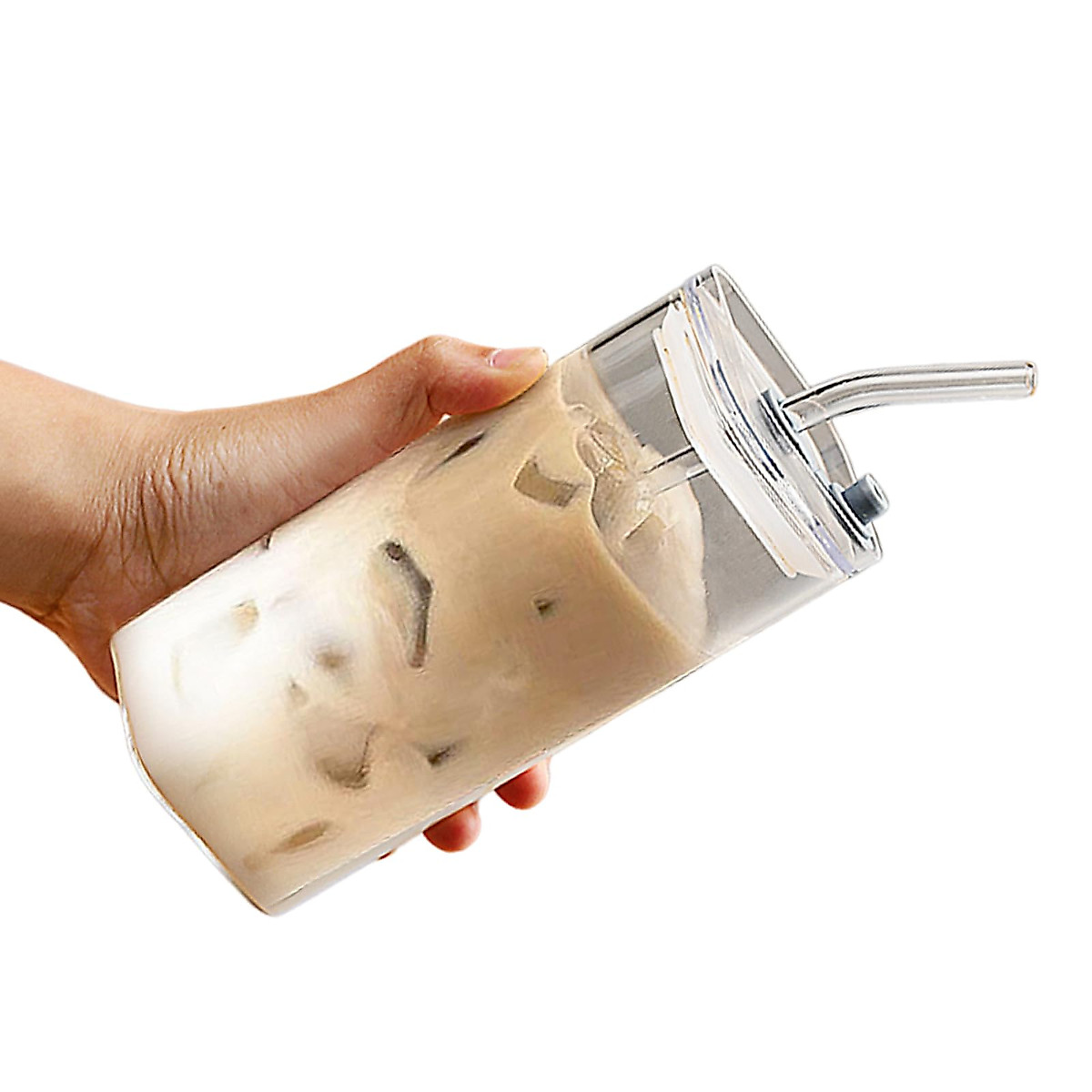 Glass Straw Water Beverage Drinking Glass Texture Glass Drinkware Suitable For Party Decorations