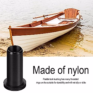 Lock Sleeve, 4-Pack/8-Pack Oar Collars Nylon Oar Sleeve For Oar Protector Durable Easy To Roll-On Oar Sleeve Boat Lock Clip Hardware Socket Boat Tool Holder Paddle Lock Sleeve Nylon Paddle Lock Socket