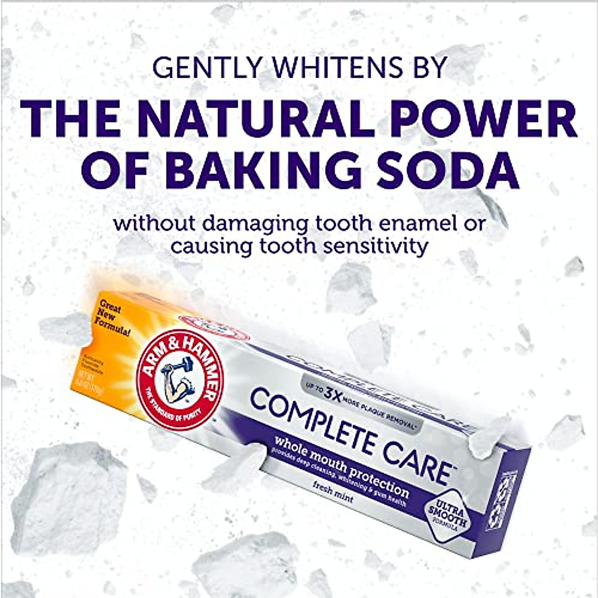 Arm & Hammer Complete Care Toothpaste, Fresh Mint, Whole Mouth Protection, 6.0oz