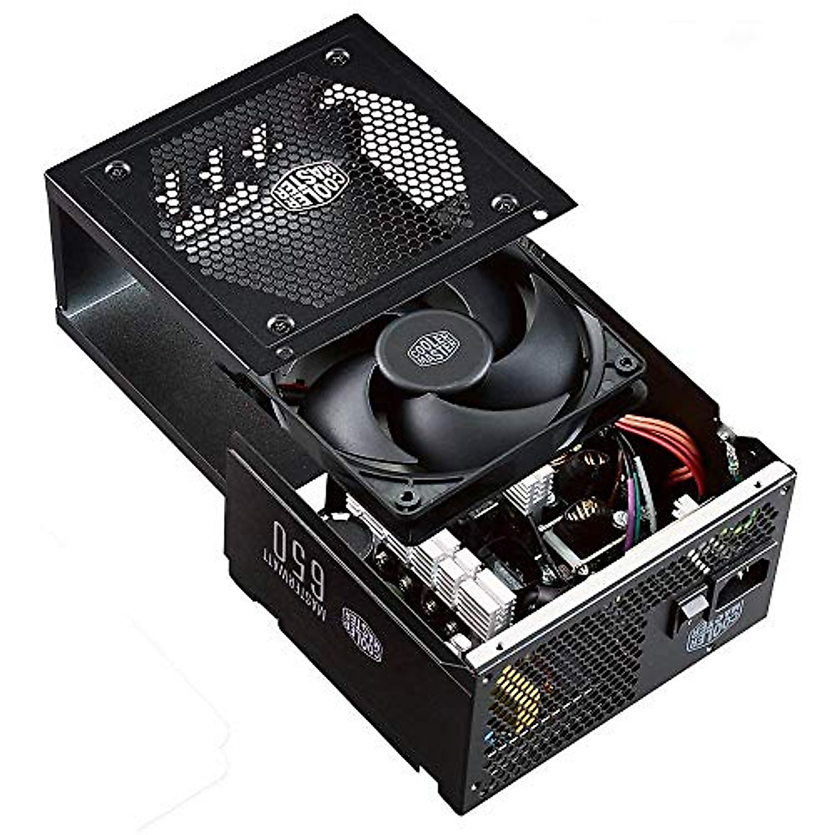 Cooler Master Watt 650 Watt Semifanless Modular Power Supply, 80 PLUS Bronze Certified Power Supply for Computers