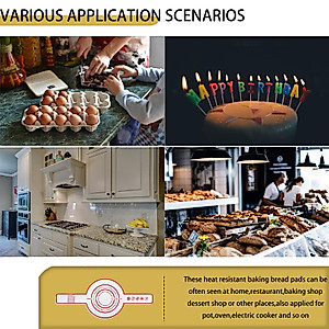 2 Pcs Silicone Bread Sling for Dutch Oven with Long Straps, Non-stick & Easy to Clean Reusable Bread Baking Mat, Heat Resistant Dutch Oven Liners for Placing Sourdough Bread