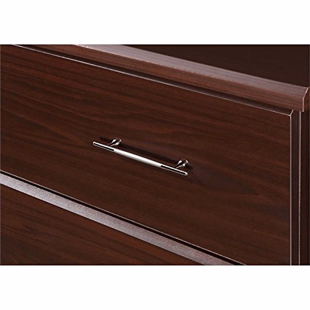 Home Square 2-Piece Set with Crib & 4 Drawer Chest in Espresso