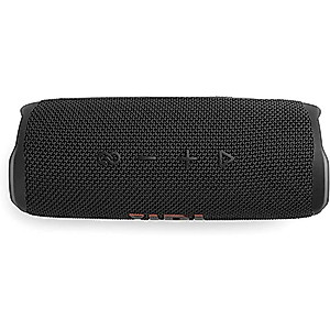 JBL Flip 6 Waterproof Portable Wireless Bluetooth Speaker Bundle with Hardshell Protective Case (Black)