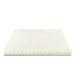 ZINUS 2 Inch Copper Cooling Memory Foam Mattress Topper with Airflow Design, Queen, White