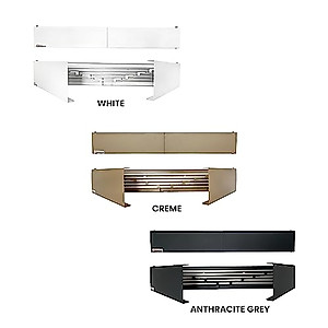 LEBENSART Laundry Drying Rack, Stainless Steel Collapsible Wall Mounted Space Saving Clothes Drying Rack, Indoor and Outdoor Foldable Drying Rack, 40lbs-14Ft Drying Capacity,27,5" (White)