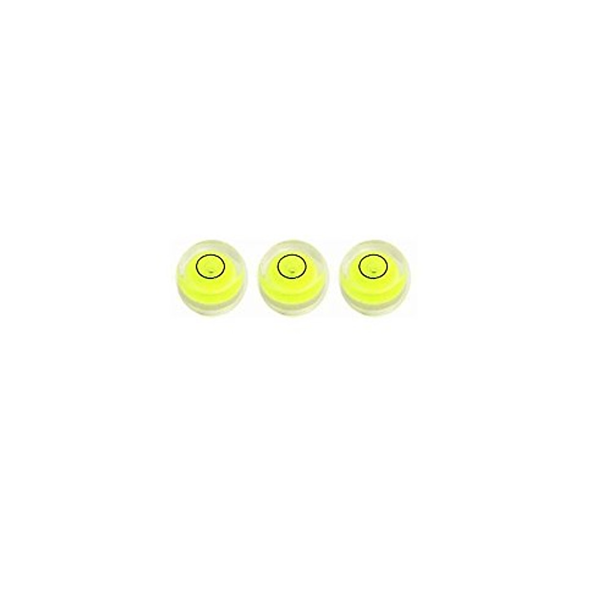 10pcs Bubble Spirit Level Degree Mark, 10x6mm Mini Circular Bullseye Level Inclinometers Use for Tripod, Phonograph, Turntable