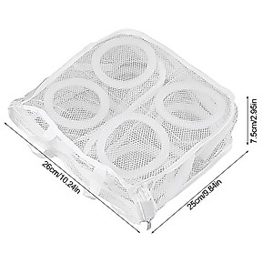SOONHUA Nylon Mesh Washing Drying Bag wear Laundry Travel Storage izer0 Shoes Washing Bag Washing Bag Mesh Laundry Bag Mesh Washing Bag Mesh Laundry Bag Shoes Washing Bag Mesh Laundry Bag Laundry Wash