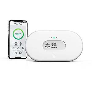 Airthings 2960 View Plus - Radon & Air Quality Monitor (PM, CO2, VOC, Humidity, Temp, Pressure)