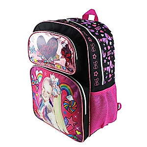 DALIYREPAL Liphontcta Aeiniwer JoJo Siwa 16" Deluxe Backpack - Colourful Bow Collection - A19036