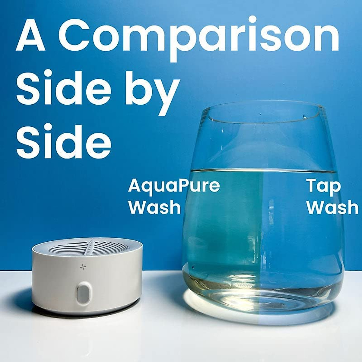 AquaPure Fruit and Vegetable Washing Machine, Kitchen Gadget, Cleans Fresh Produce Purifier, Waterproof and Easy-to-Clean Fruit and Vegetable Cleaner, USB-Rechargeable Produce Purifier 3.94 x 1.97 in