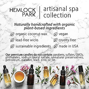 Artisanal Spa Collection | Apothecary Candle, Shea Butter Soap, Bath Bomb, Mineral Salt Bath Soak | Handcrafted with Organic Ingredients (Pomelo Citrus)