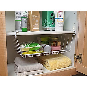 ClosetMaid 3998 Under Shelf Storage Bin , White , 13.4 in.