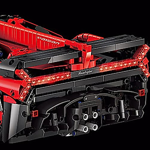 NC Building Blocks Car Technique Building Blocks and Engineering Toy, Brick Construction Toy, Adult Collectible Model Cars Kits to Build, 1:12 Scale Blocks Racing Car Model 2615 Pieces (QL0013)