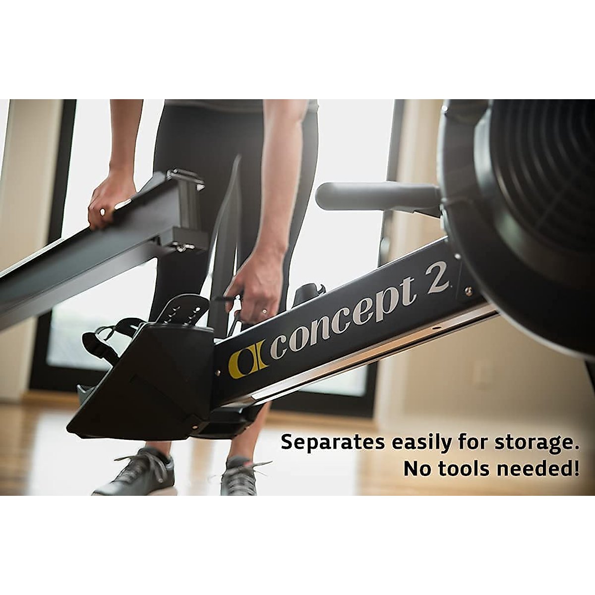 Concept2 Model D Upgraded New Rowing Machine Indoor Rowing Machine for Exercise Control Your Workout Intensity with PM5 Performance Monitor and Bundled with HogoR Cleaning Cloth