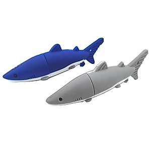 Aneew 16GB 2.0 Pendrive Gray Shark Fish Animals USB Flash Pen Drive Memory Thumb Stick Storage Data Photograph Gift