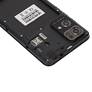 Zerodis Smartphone, Full Screen Phone 512 MB RAM Dual Cards Dual Standby for Calling (Black)