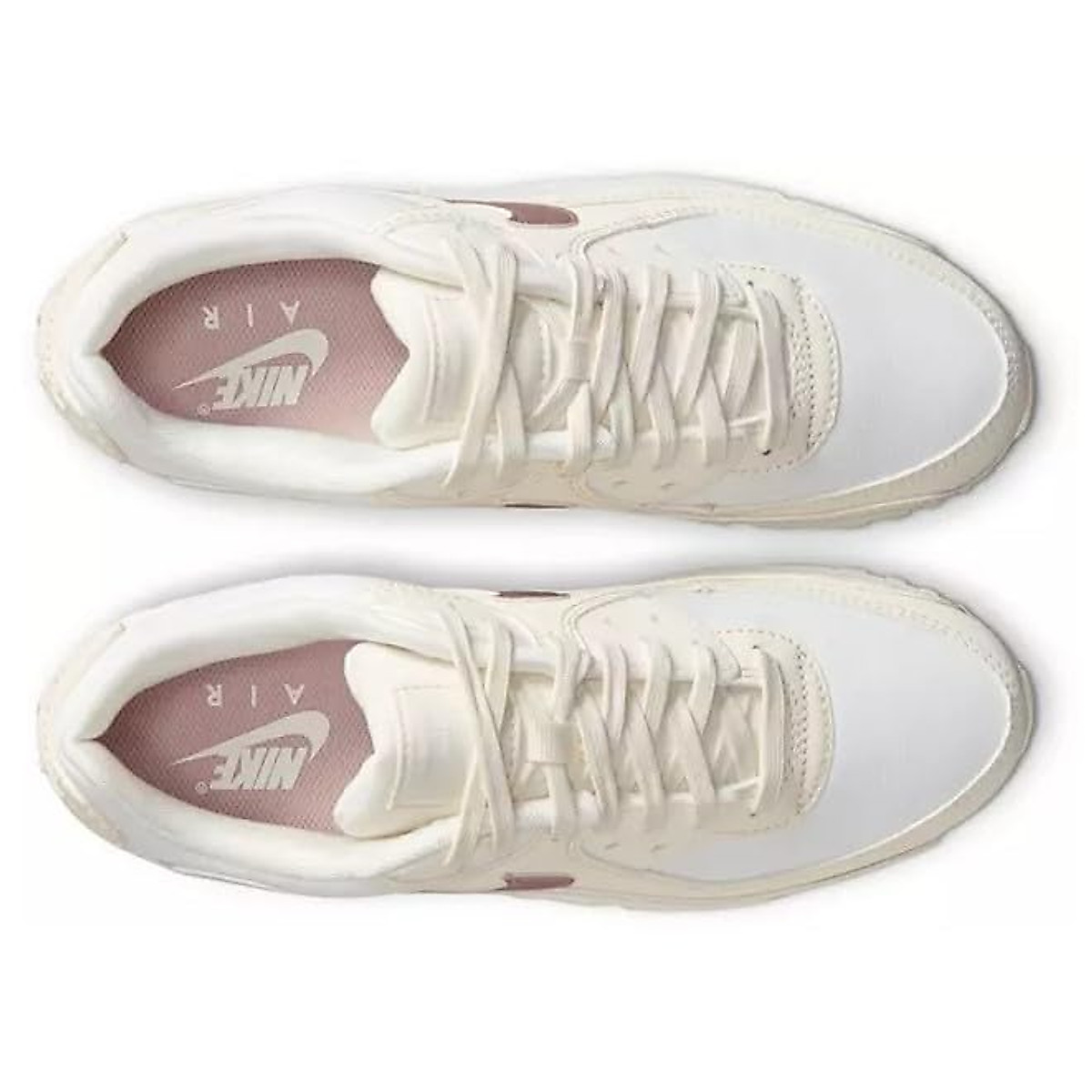 Nike Women's Air Max 90 Shoe, Sail/Pink Sz 7.5…