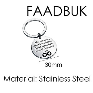 FAADBUK After Movie Inspired Gift Hardin Scott Quote Hardin & Tessa Gift (After Keychain)