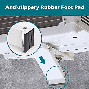 Daisypower Window Air Conditioner Bracket Heavy Duty, Sturdy Structure Supports Up to 165 lbs, Designed A/C Units 9,000 to 22,000BTU