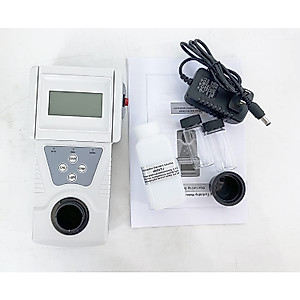 HFBTE Turbidimeter Turbiditor Turbidity Meter Tester Scanner Measuring Range 0 to 50 NTU Resolution 0.01 NTU for Wewage Treatment Beverage Plants Swimming Pool Waterworks Etc