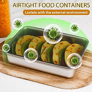 Layhit Cheese Container for Fridge Deli Meat Storage Containers with Lids Bacon Container for Refrigerator Dishwasher Safe Lunch Meat Container for Pantry, Counter, Refrigerator(4 Pcs)