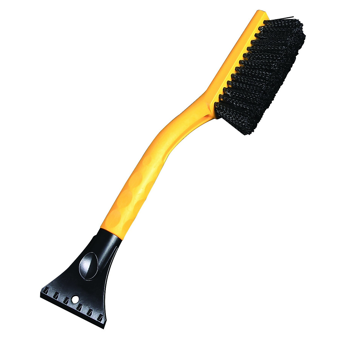 Snow Joe SJBLZD-LED 4-in-1 Telescoping Snow Broom + Ice Scraper (18-Inch) and Mallory 518 16" SnoWEEvel Snow Brush