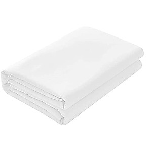 3 PC's Cot Bed Sheet Set - 33" x 75" White Cot Set - 1 Cot Fitted Sheet, 1 Cot Flat & 1 Cot Pillowcase - 100% Egyptian Cotton 600TC Cot Set - Perfect for Narrow Twin/Cot Size/Rv Bunk/Guest Bed