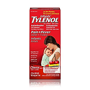 Infants' Tylenol Acetaminophen Liquid Medicine, Cherry, 2 fl. oz