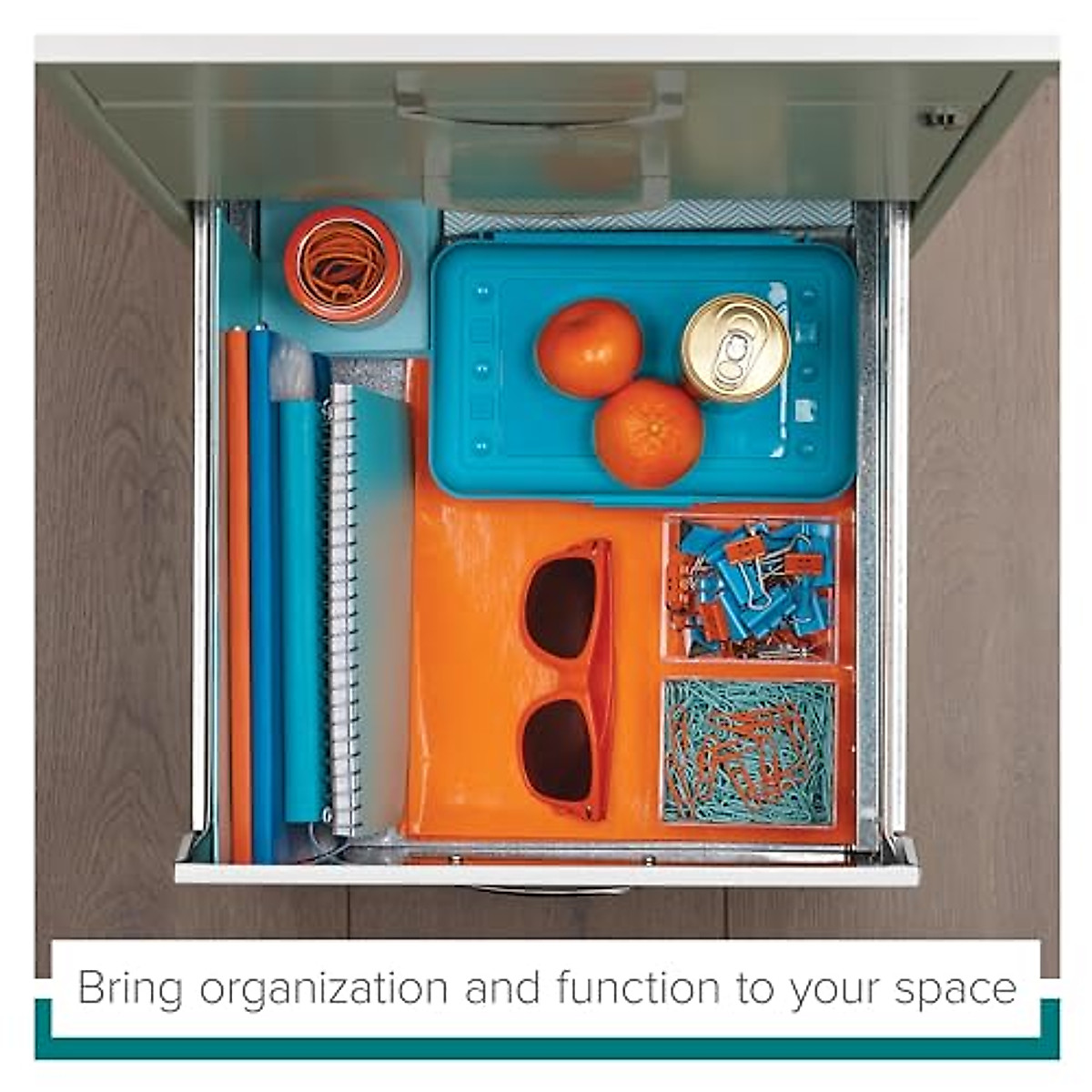 Hirsh Industries Space Solutions Metal 3 Drawer File Cabinet with Pencil Drawer Pearl White