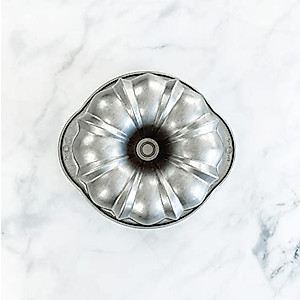 USA Pan Bakeware Nonstick Fluted Tube Cake Pan, Aluminized Steel 10-Inch