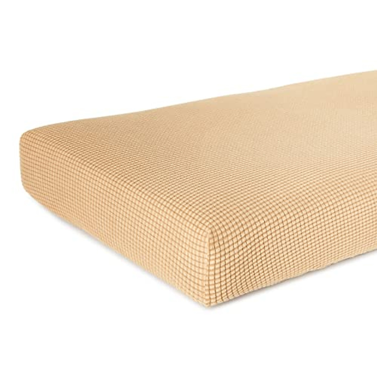 Juvale Large Stretch Couch Cushion, Replacement Slipcover for Couches, Sectionals, Armchairs, Patio Furniture, Campers, Chaise Lounge, Fits 59 to 70 Inch Cushions (Sand)