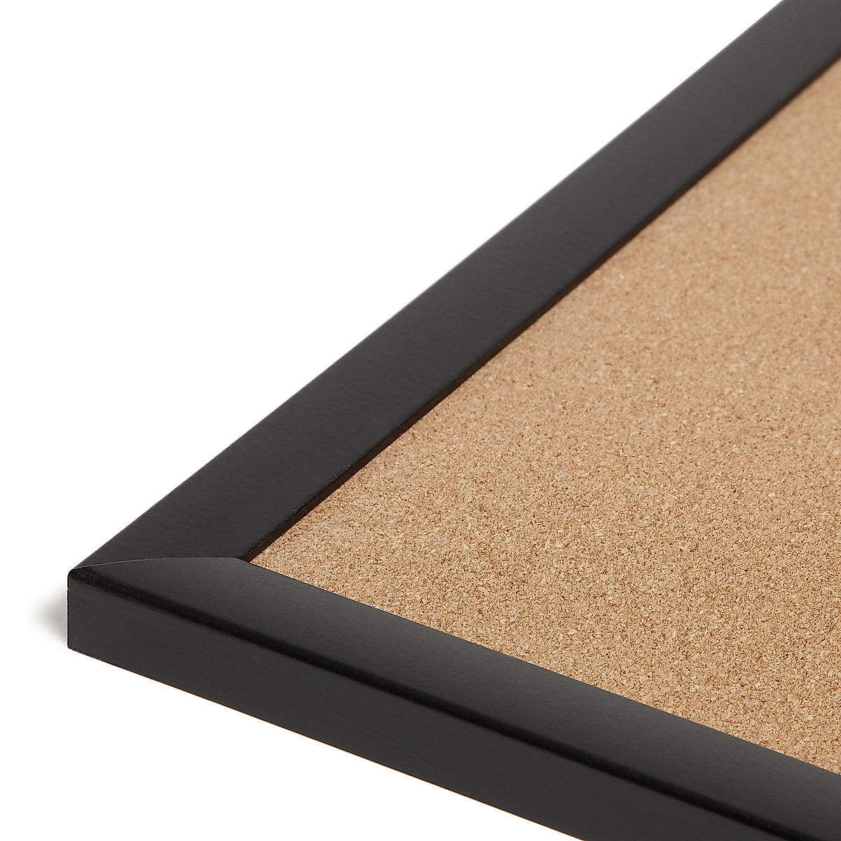 U Brands Cork Bulletin Board, 17" x 23", Black Wood Frame (026U00-01)