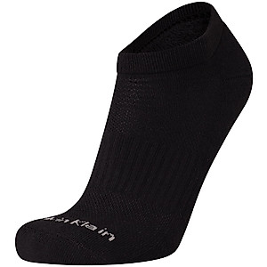 Calvin Klein Men's Socks - No Show Ankle Socks (6 Pack), Size 7-12, Classic Black