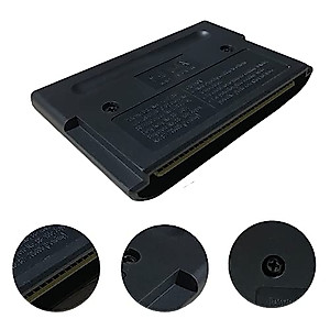 Royal Retro Shining in the Darkness - EUR Label Flashkit MD Electroless Gold PCB Card for Sega Genesis Megadrive Video Game Console (PAL Battery save)