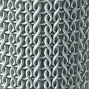 Curver Knit Laundry Storage Hamper, Misty Blue, 57 Litre