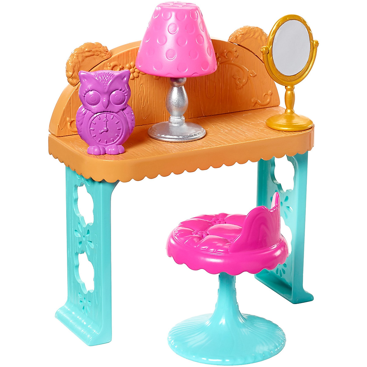 Mattel Enchantimals Sleepover Bedroom Playset – Bren Bear doll (6-in) and Snore Animal Figure