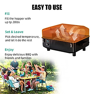 Z GRILLS Portable Pellet Smoker, Small Mini Grill for BBQ, Camping, Tailgating, RV, CRUISER 200A