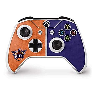 Skinit Decal Gaming Skin compatible with Xbox One S Controller - Officially Licensed NBA Phoenix Suns Canvas Design