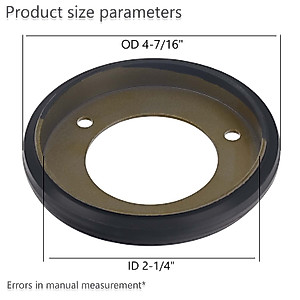KitchenKipper 03248300 03240700 1501435MA Drive Friction Disc for Ari-ens/John D-eere Snow Blower & Mowers, Replaces 03248300, 22013, 2201300, 1325, 313883, AM-123355 (2-1/4" x 4-7/16")