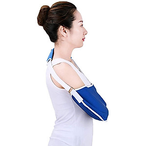 QIANMEI Fixed Elbow Brace Shoulder Immobilizer,Arm Support Sling Lightweight Breathable Suitable for Elbow Joint Fixation, Shoulder Clavicle Injuries, Arm Fractures and Use After Surgery