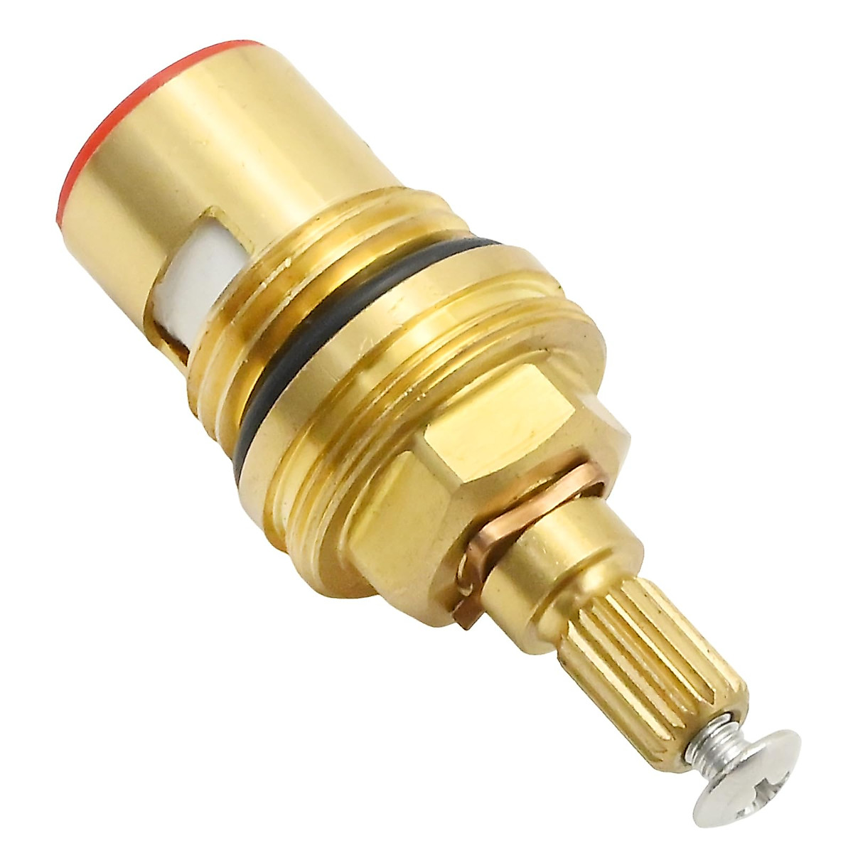 UOIENRT 45882000 Hot Right Stop Ceramic Cartridge, Replacement for Kitchen and Lavatory Models and 1/2-Inch Wall Mount Valves, Replaces 45882000