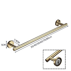 Towel Shelf Multi-Function Towel Rack Wall Mounted Bath Towel Rail Barwith Storage Shelf Stainless Steel Towel Holder for Bathroom Kitchen (Size : 15.7inch(40cm))