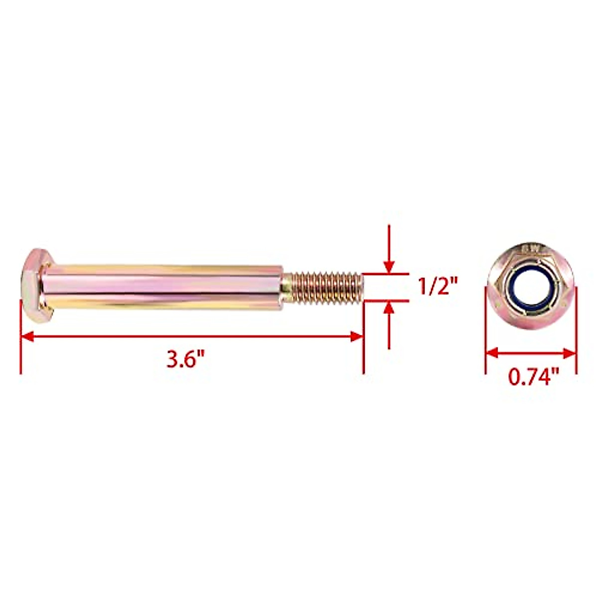 Parts Camp Deck Wheels Replacement 753-04856A Fits Cub Cadet RZT50 RZT54 LT1050 SLT1554 4 Packs
